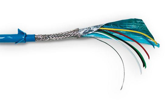 Rice Lake EL147IS Intrinsically Safe Blue Jacket Load Cell Cable, 6 ...