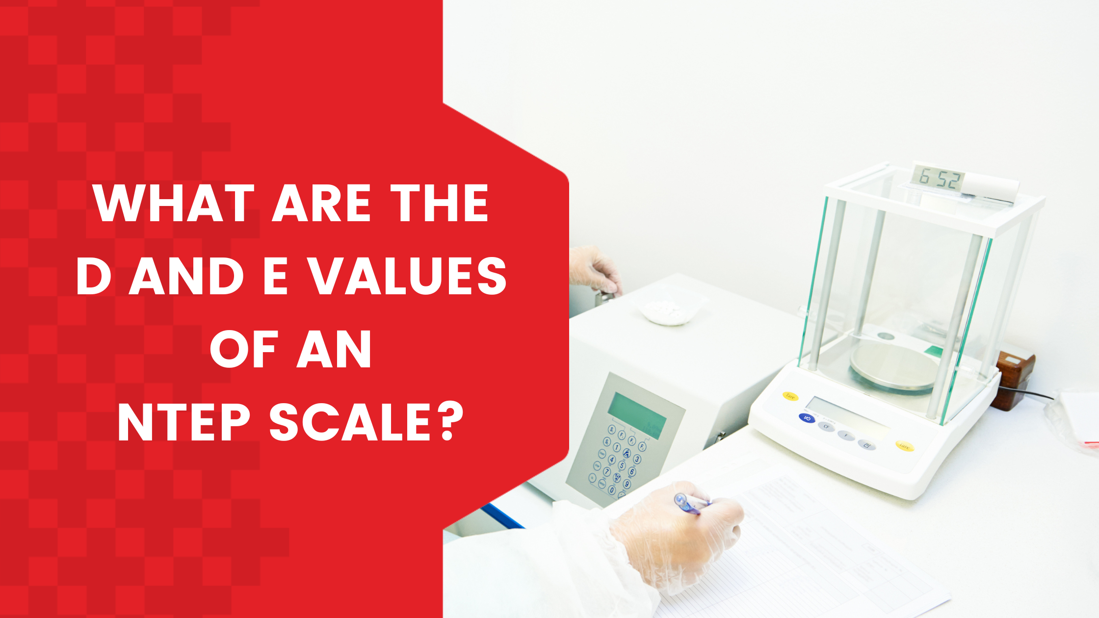 What Are the D and E Values of an NTEP Scale? - Scales Plus