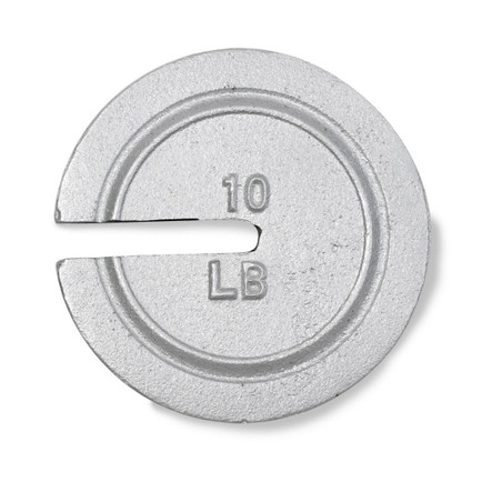 Troemner 10lb Cast Iron Slotted Calibration Weight, ASTM Class 6, NVLAP ...
