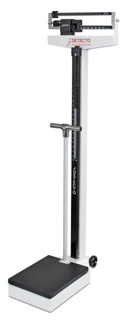 Cardinal Detecto 339 Mechanical Physician Scale with Height Rod, 440 lb ...
