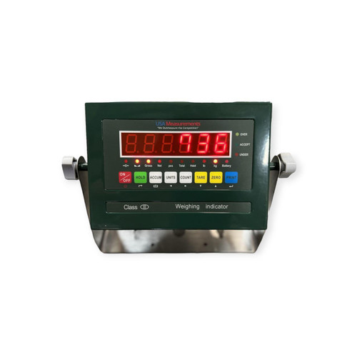 USA Measurements Mr. Reliable Floor Scale, 2,500 lb, 2x2 | Scales Plus