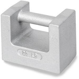 Troemner 20 lb Cast Iron Grip Handle Weight, ASTM Class 5 | Scales Plus