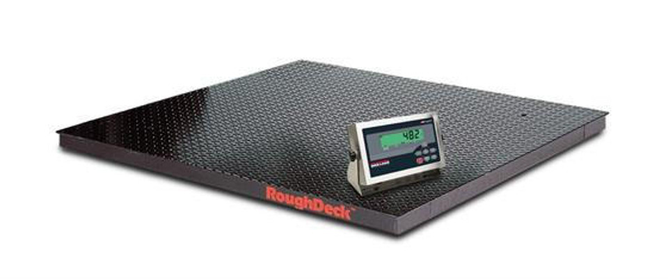 Rice Lake RoughDeck HP Floor Scale, 5' x 5', 5000 lb - Scales Plus