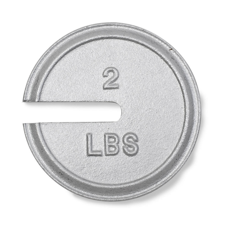 Troemner 2lb Cast Iron Slotted Calibration Weight, ASTM Class 6 ...
