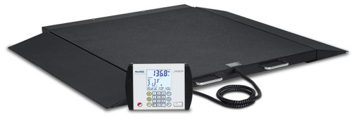 Cardinal Detecto 6500-AC Portable Wheelchair Scale, 1000 lb x 0.2 lb ...