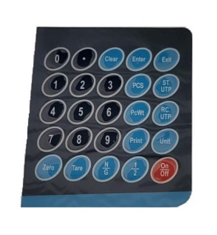 Totalcomp TCM2 Keypad Overlay | Scales Plus