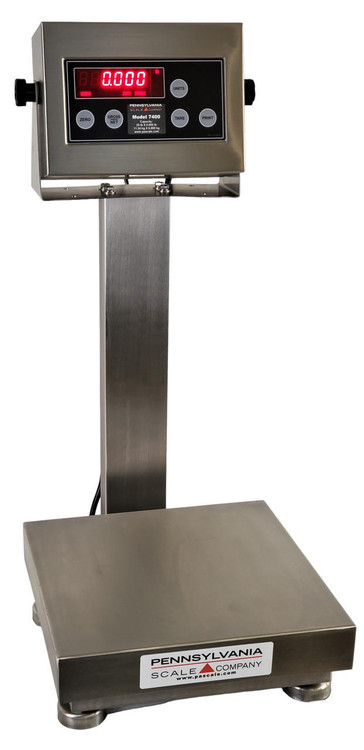 Pennsylvania Scale SS6574 Bench Scale, 16" x 16", 500 lb | Scales Plus