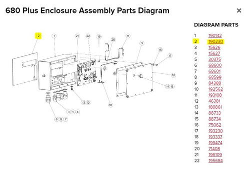 Rice Lake 680 Keypad Overlay Membrane Switch w/ Numeric Keys | Scales Plus