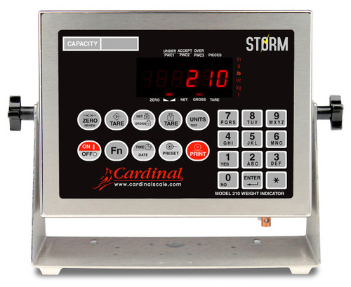 Cardinal Detecto 210 Digital Programmable Indicator, NTEP - Scales Plus
