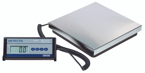 Cardinal Detecto DR550C Stainless Steel Low Profile Bench Scale, 400 lb ...