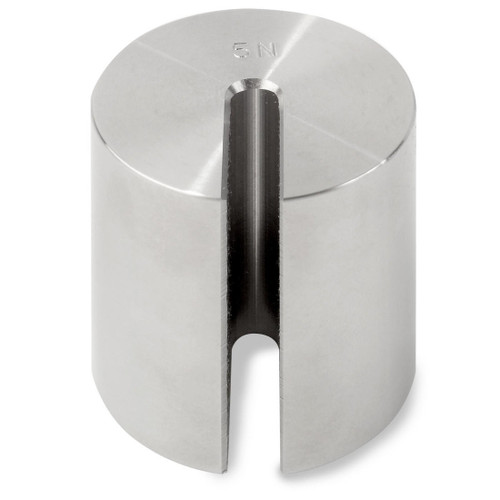Troemner 5 N Stainless Steel Slotted Weight, No Certificate, ASTM Class ...