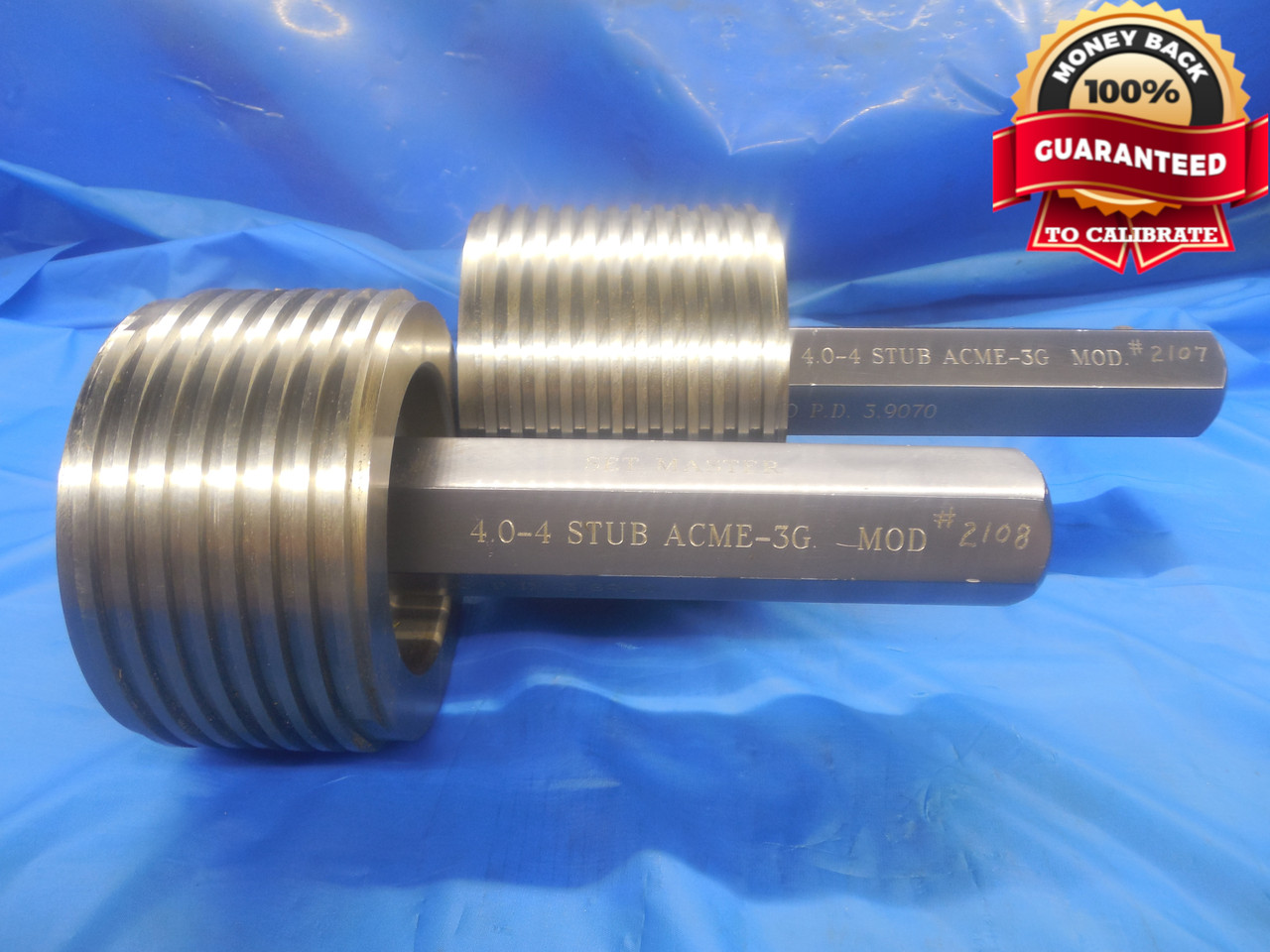 4" 4 NA 3G STUB ACME MOD SET Thread Plug Gage | DW8541BU | M & J ...