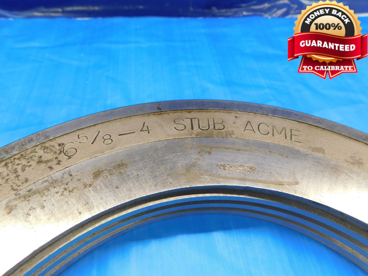 6 5/8 4 STUB ACME Thread Ring Gage | DW19248BX2 | M & J Tooling LLC