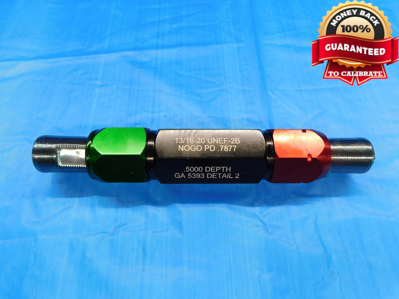 13/16 20 UNEF 2B .5000 DEPTH Thread Plug Gage | DW19292CD2 | M & J ...