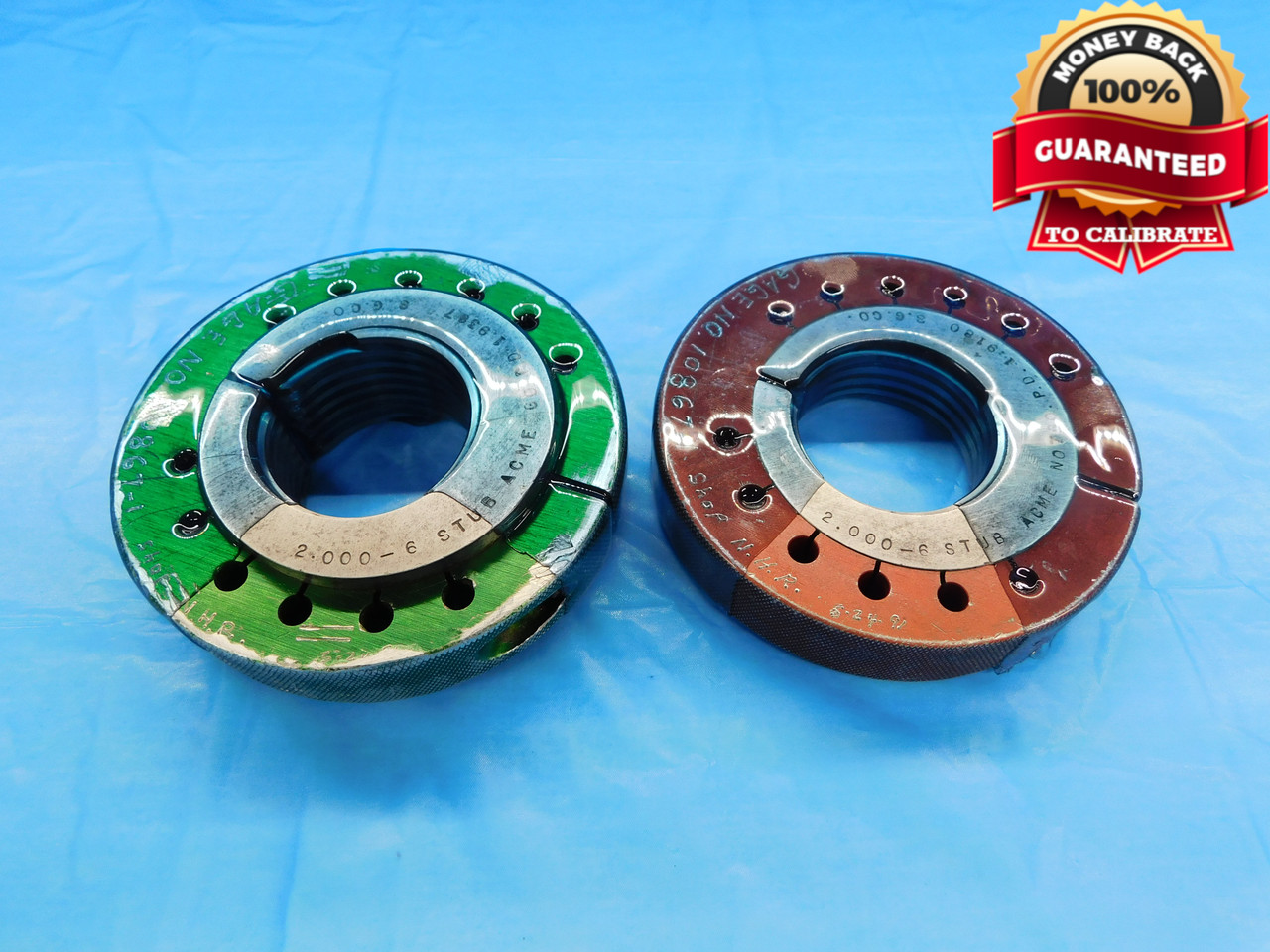 2" 6 STUB ACME 2G Thread Ring Gage | DW19005BX2 | M & J Tooling LLC
