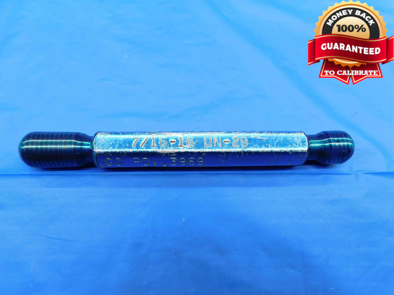 7/16 16 UN 2B Thread Plug Gage | DW23702LVR | M & J Tooling LLC