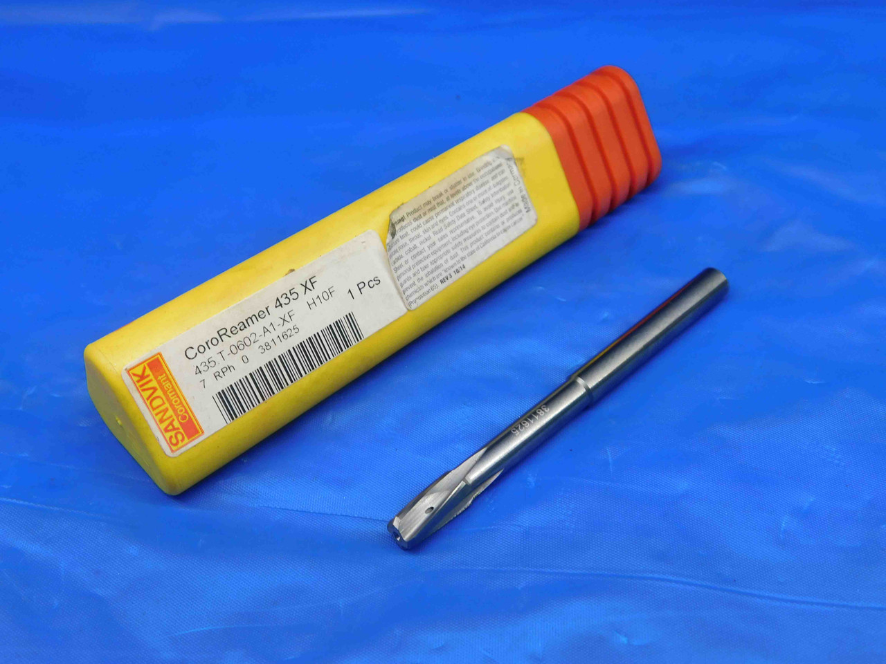 SANDVIK 0.237 OD CARBIDE COOLANT REAMER SPIRAL .237 .2370 .2500 ...