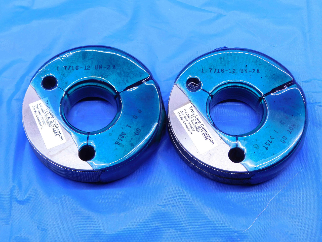 CERTIFIED 1 7/16 12 UN 2A Thread Ring Gage | DW26766TLC | M & J Tooling LLC