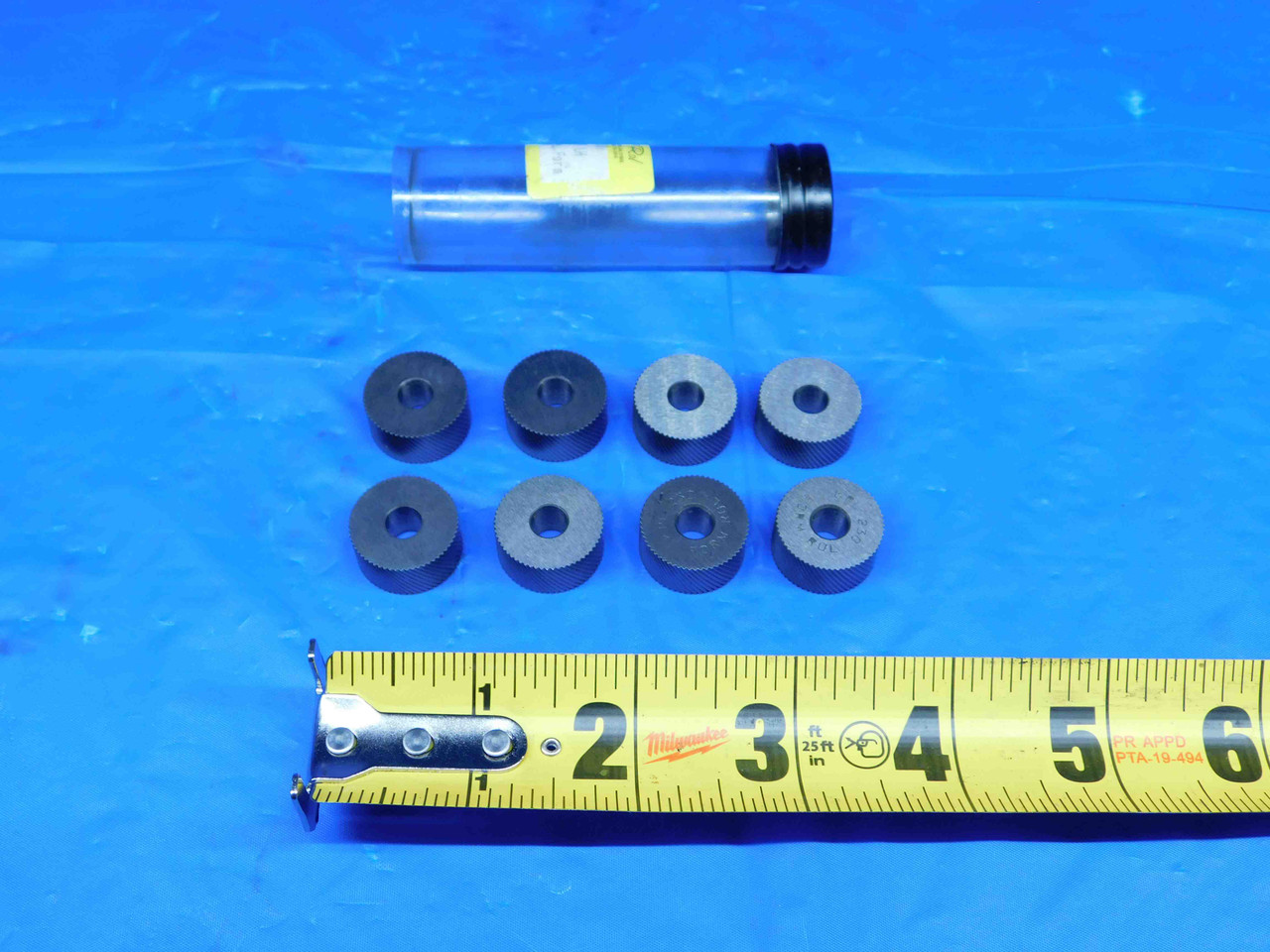 8pcs NEW ? FORM ROL LEFT HAND KNURLING WHEELS KPL230 30TPI 90 DEGREE 1/ ...