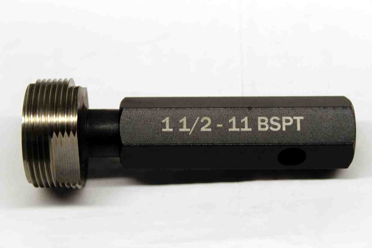 NEW 1 1/2 11 BSPT Thread Plug Gage | MS6989LZ | M & J Tooling LLC