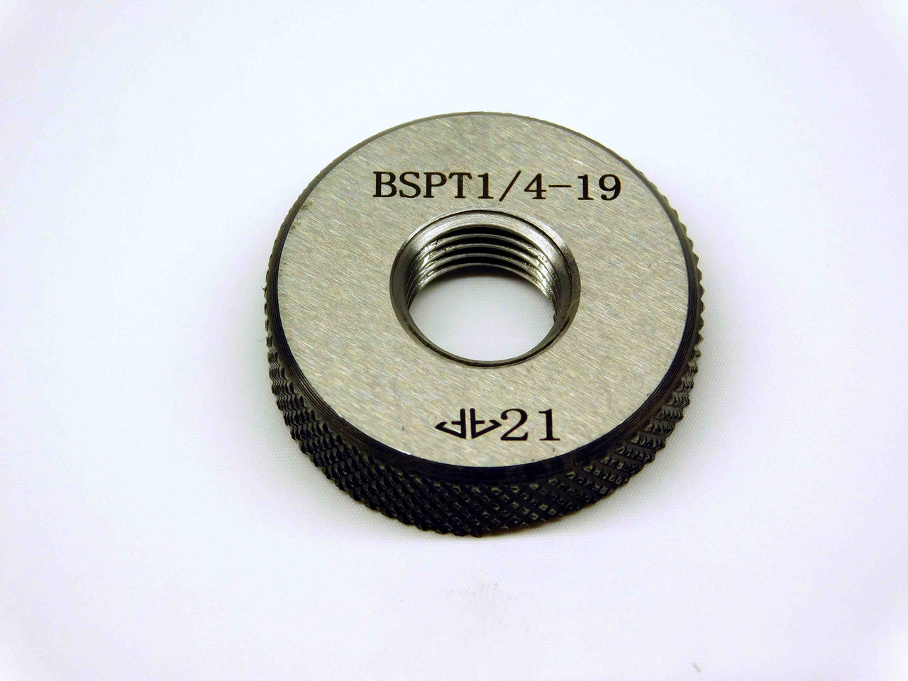 NEW 1/4 19 BSPT PIPE THREAD RING GAGE .25 .250 .2500 BRITISH TAPER L1 ...