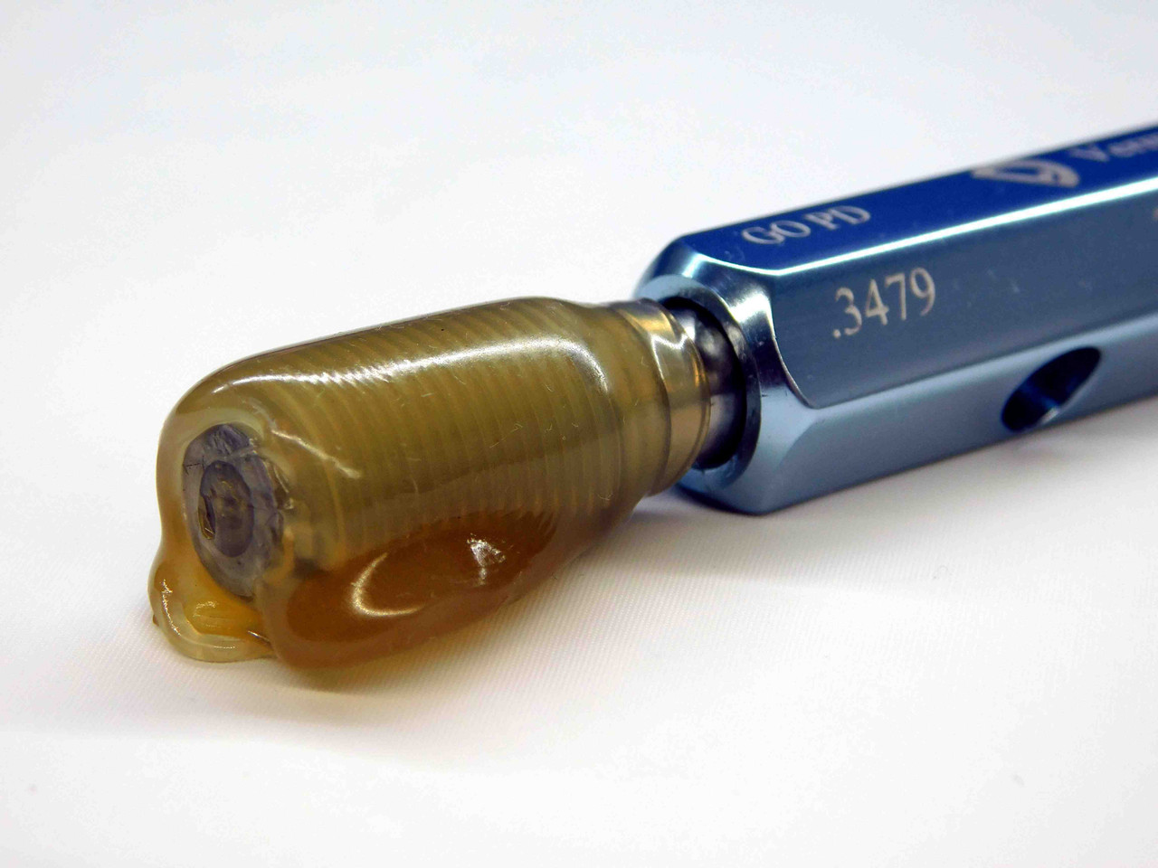 NEW 3/8 24 UNJF 3B VERMONT THREAD PLUG GAGE .375 GO NO GO P.D.'S = .3479 & .3516 - JC4360VTG - M ...