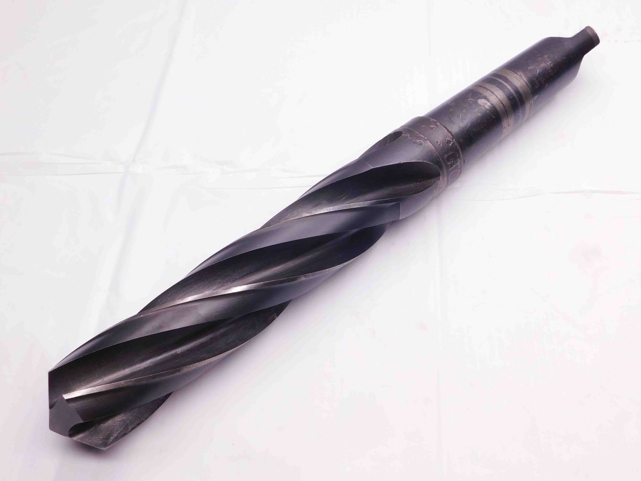 CLEVELAND 1 31/32 O.D. HSS CORE TWIST DRILL BIT MORSE TAPER #5 SHANK 1. ...
