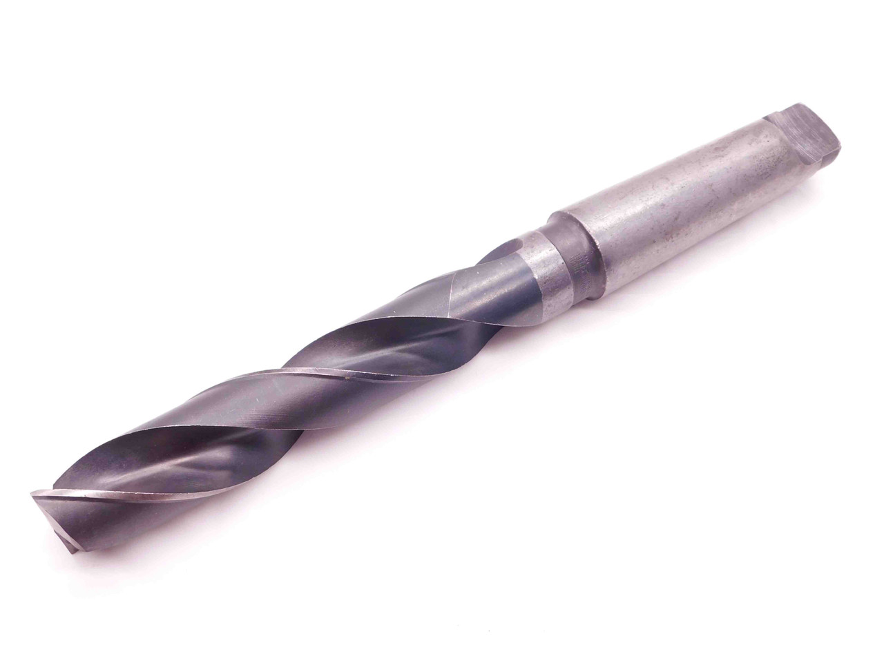 NATIONAL 1 9/16 O.D. HSS FLAT BOTTOM DRILL BIT MORSE TAPER #5 SHANK 1. ...