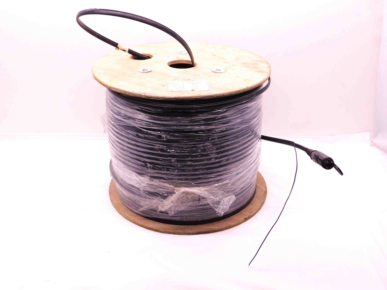NEW METRONET 100778 COAXIAL DROP CABLE 1F SM 210409 OPTICAL FIBER BLACK ...