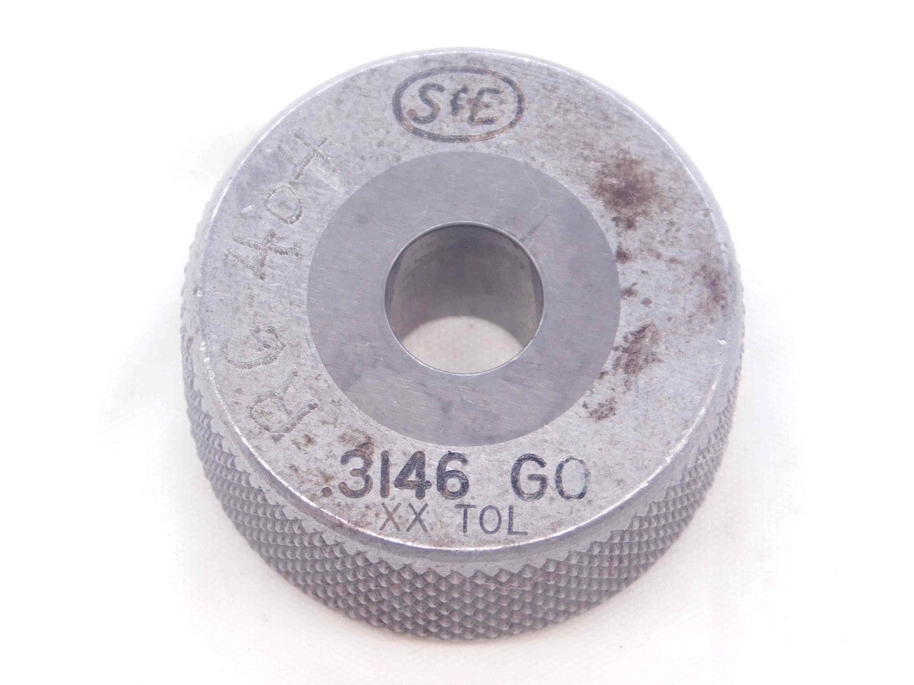 .3146 CL XX CARBIDE MASTER PLAIN BORE RING GAGE .3125 +.0021 OVERSIZE 5 ...