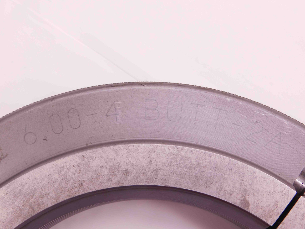 6" 4 BUTT 2A BUTTRESS THREAD RING GAGES 6.0 4.0 GO NO GO PD'S = 5.8418 ...