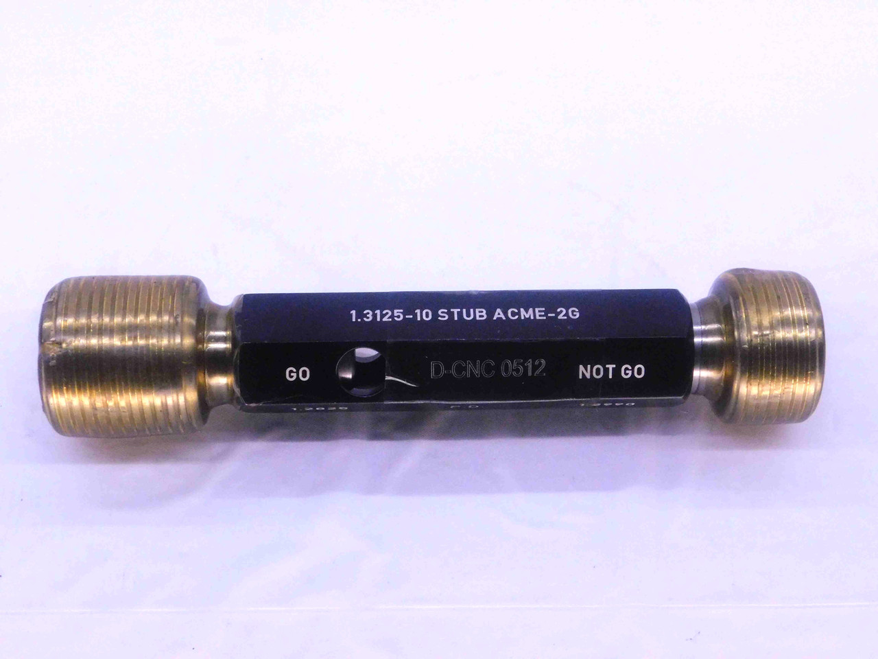 1 5/16 10 STUB ACME 2G THREAD PLUG GAGE 1.3125 GO NO GO P.D.'S = 1.2825 ...
