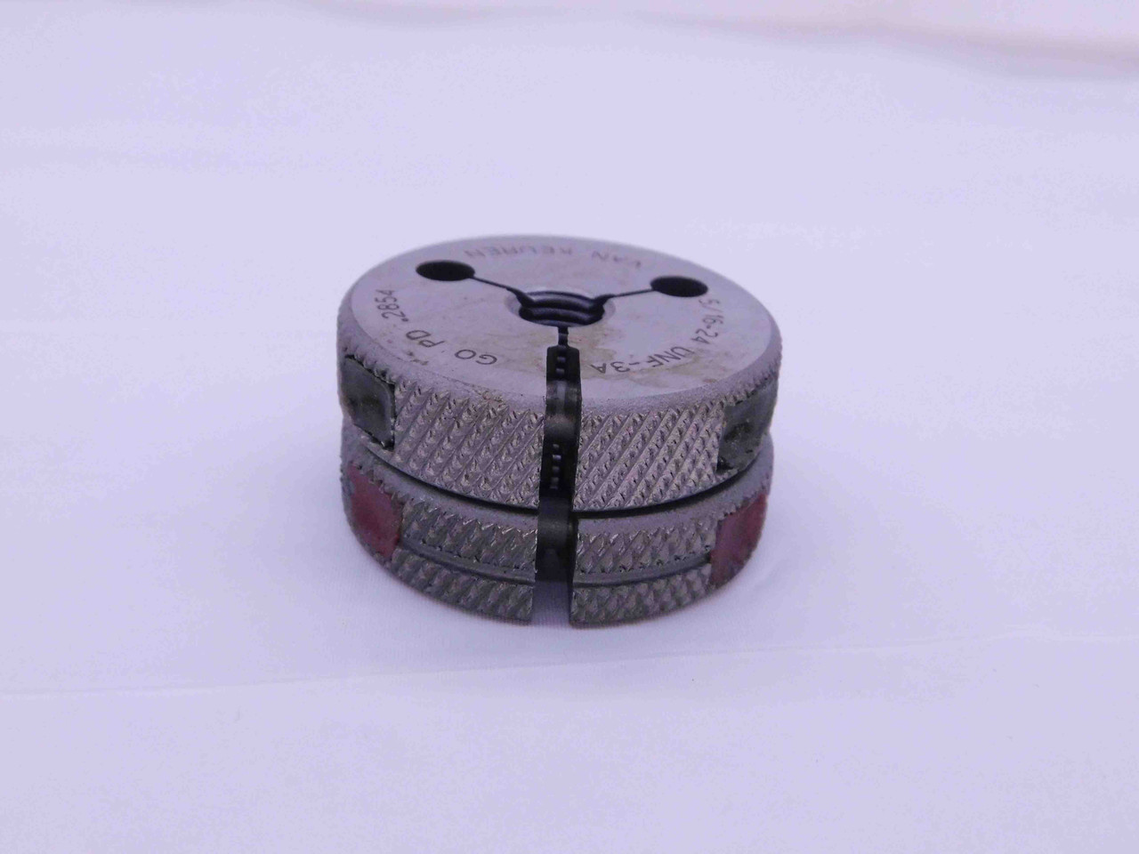 NEW 5/16 24 UNF 3A THREAD RING GAGES .3125 GO NO GO P.D.'S = .2854 ...