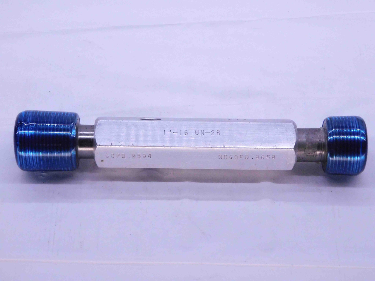 1" 16 UN 2B THREAD PLUG GAGE 1.0 1.00 1.000 GO NO GO P.D.'S = .9594 ...
