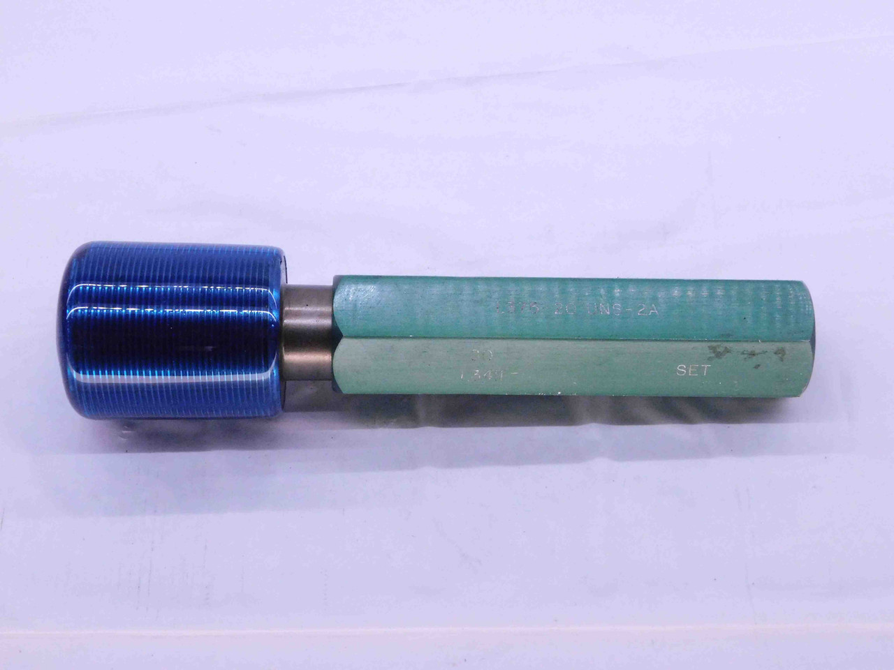 1 3/8 20 UNS 2A SET THREAD PLUG GAGE 1.375 1.3750 GO ONLY P.D. = 1.3411 ...
