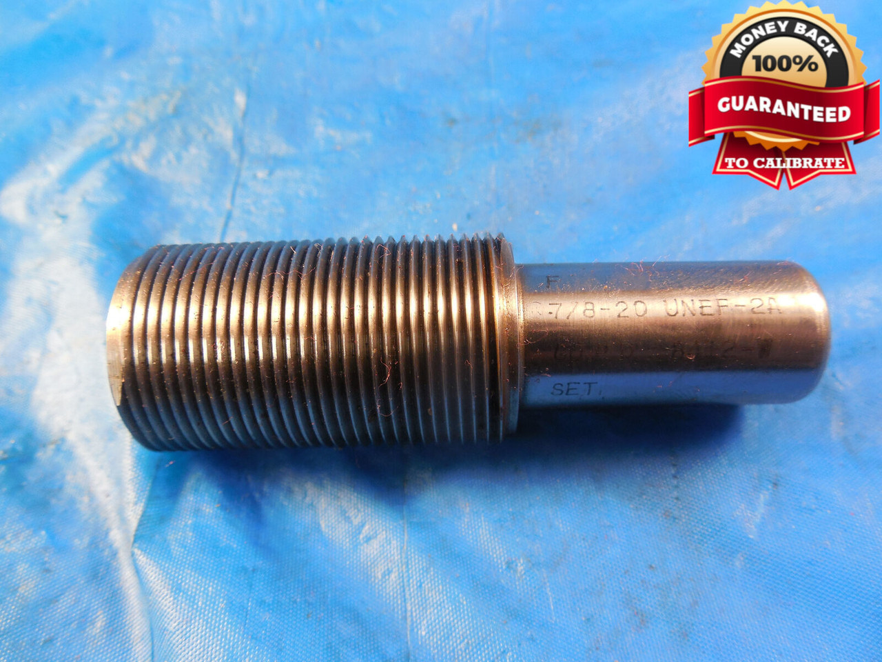 7/8 20 UNEF 2A SET Thread Plug Gage | JF2015BU | M & J Tooling LLC