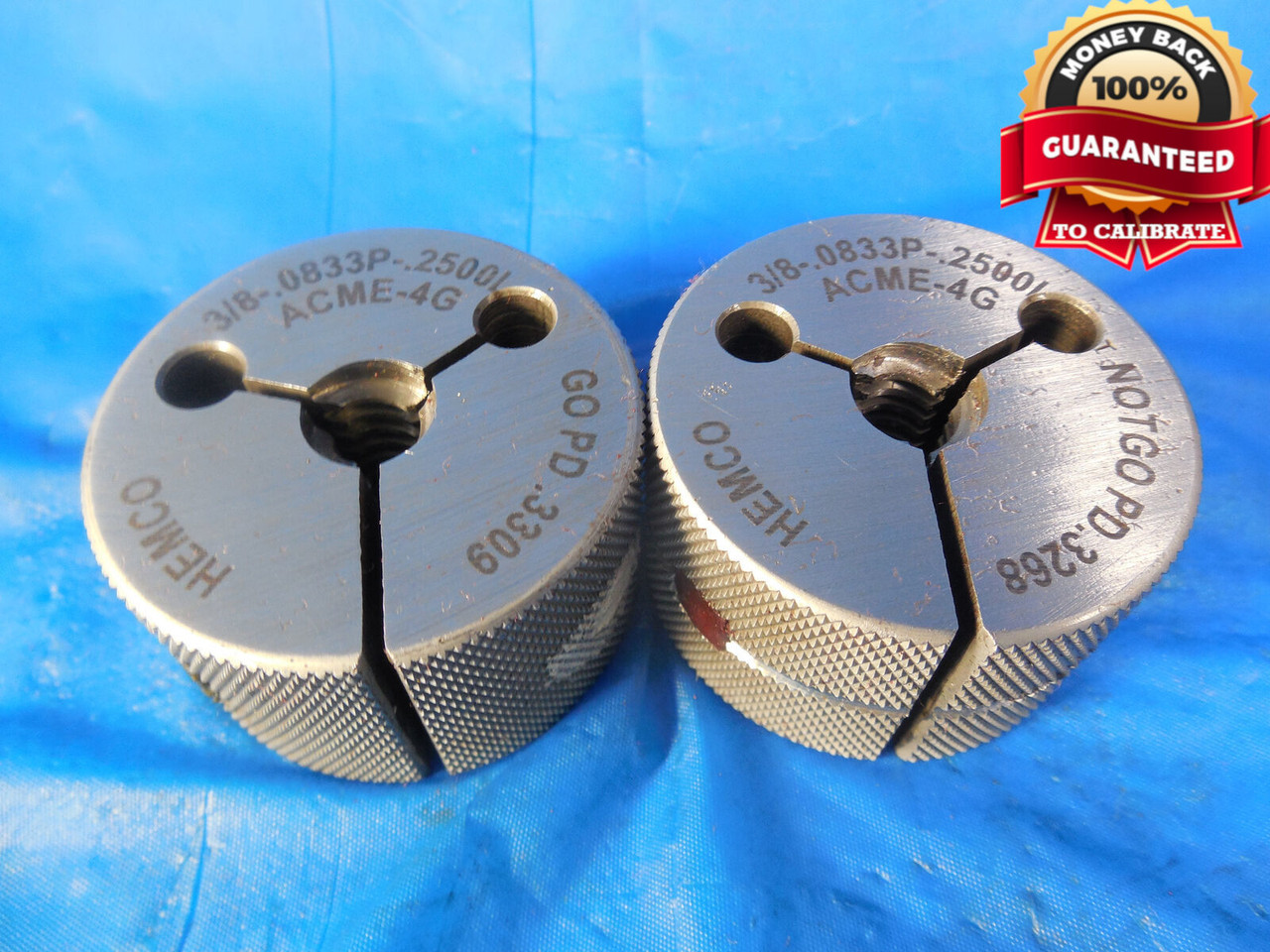 3/8 12 ACME 4G TRIPLE LEAD Thread Ring Gage | JF2185MU | M & J Tooling LLC
