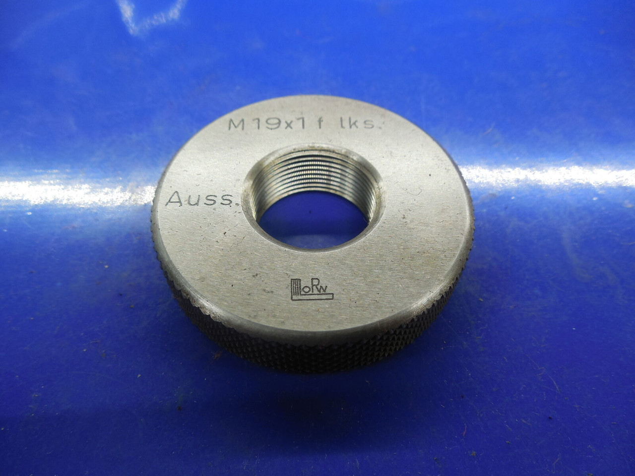 BUDGET M19 X 1 LEFT HAND SOLID Thread Ring Gage | CH1954BU | M & J ...