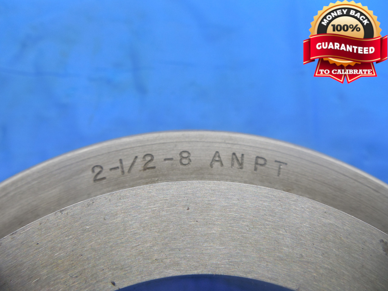 2 1/2 8 ANPT 6 STEP REFERENCE Thread Ring Gage | DW6391RD | M & J ...