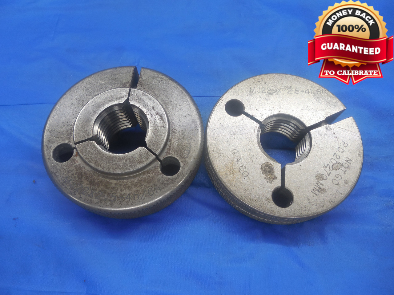MJ22 X 2.5 4h6h Thread Ring Gage | DW8640BU | M & J Tooling LLC
