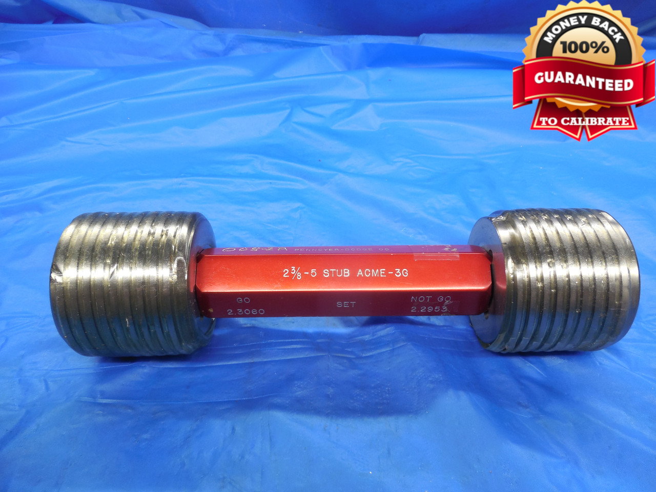 2 3/8 5 STUB ACME 2G SET Thread Plug Gage | DW9991BHTX | M & J Tooling LLC