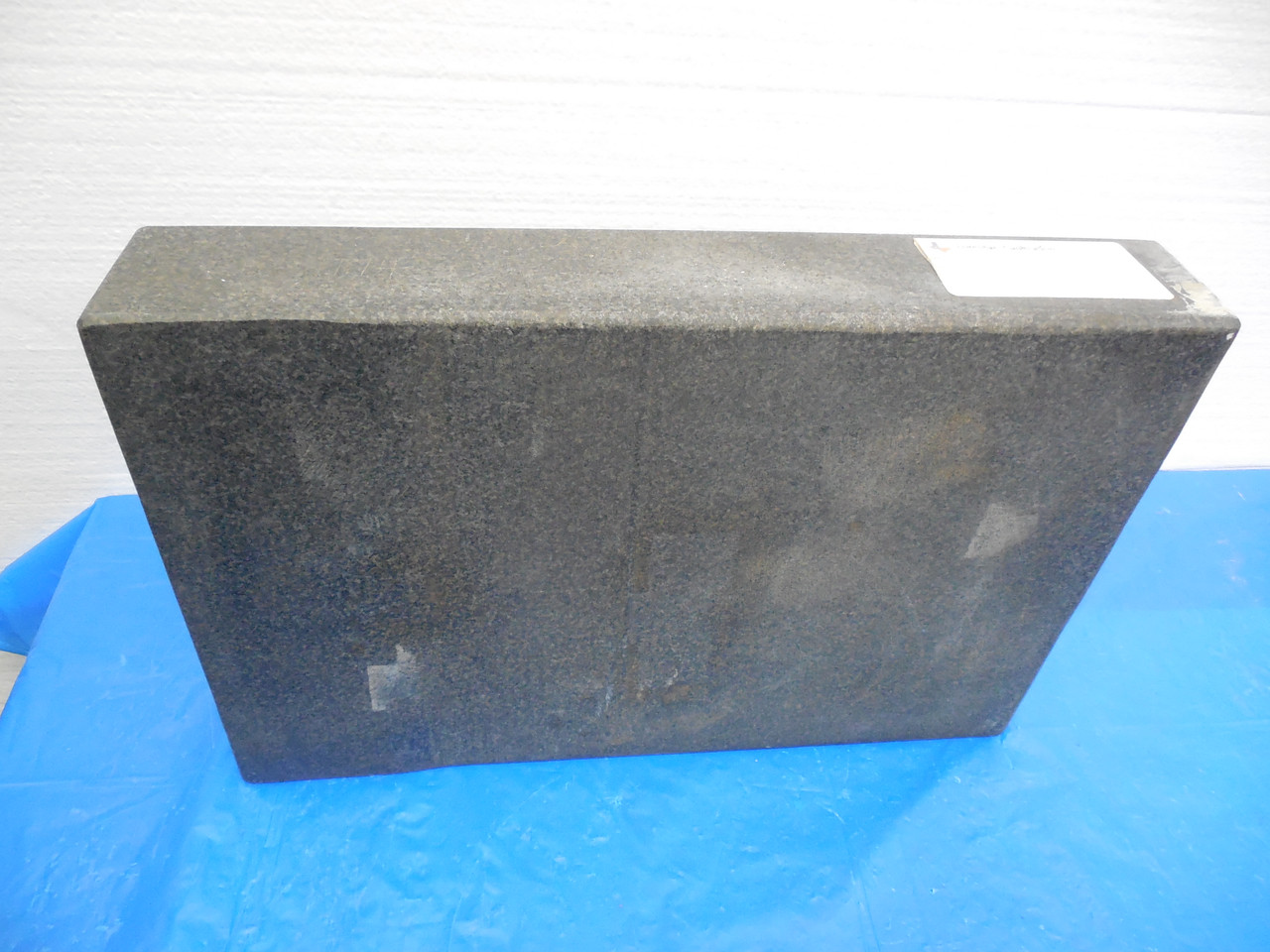 STARRETT ? 18" X 12" X 3" GRANITE SURFACE PLATE FOR INSPECTION & STAND ...