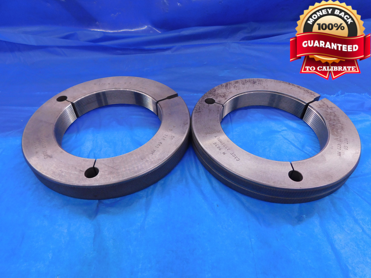 M120 X 2 6g Thread Ring Gage | DW14175RD | M & J Tooling LLC