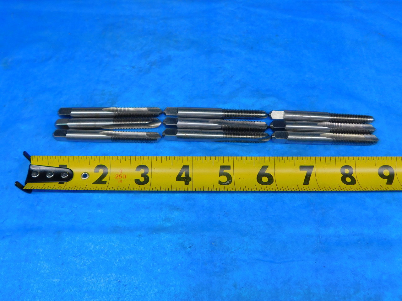 9PC NEW 5/16 24 NF GH3 HSS SPIRAL POINT PLUG TAPS 2 STRAIGHT FLUTE ...