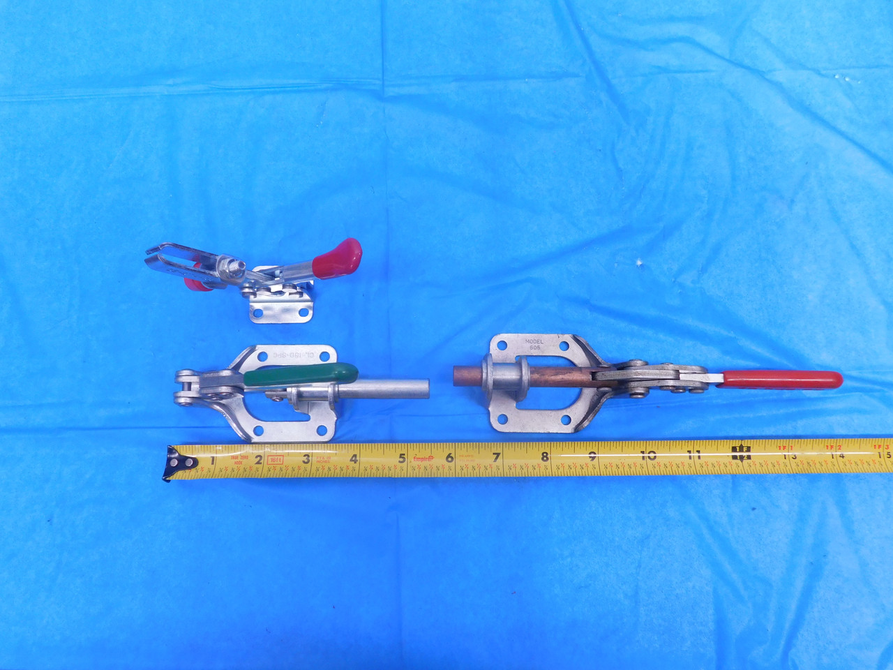 3PC LOT OF STANDARD TOGGLE HOLD DOWN CLAMPS DESTAC CARR LANE 215 605 CL ...