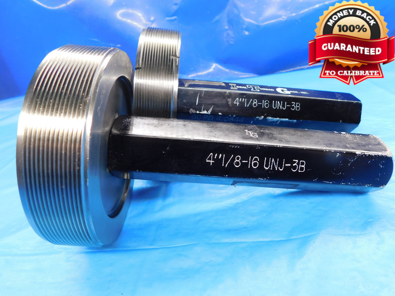 4 1/8 16 UNJ 3B Thread Plug Gage | DW16921AX2 | M & J Tooling LLC