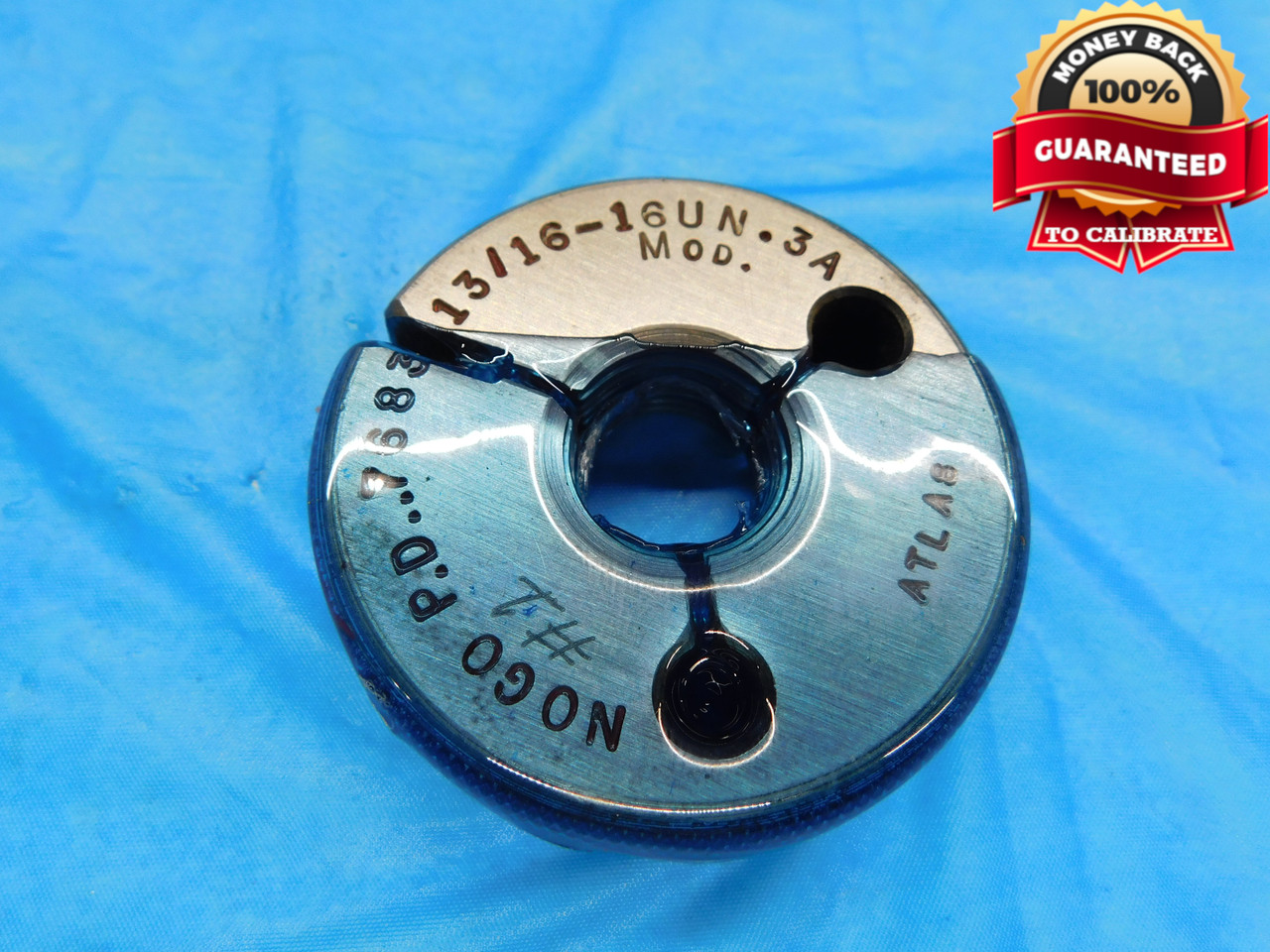 13/16 16 UN 3A MODIFIED Thread Ring Gage | DW18295BP2 | M & J Tooling LLC