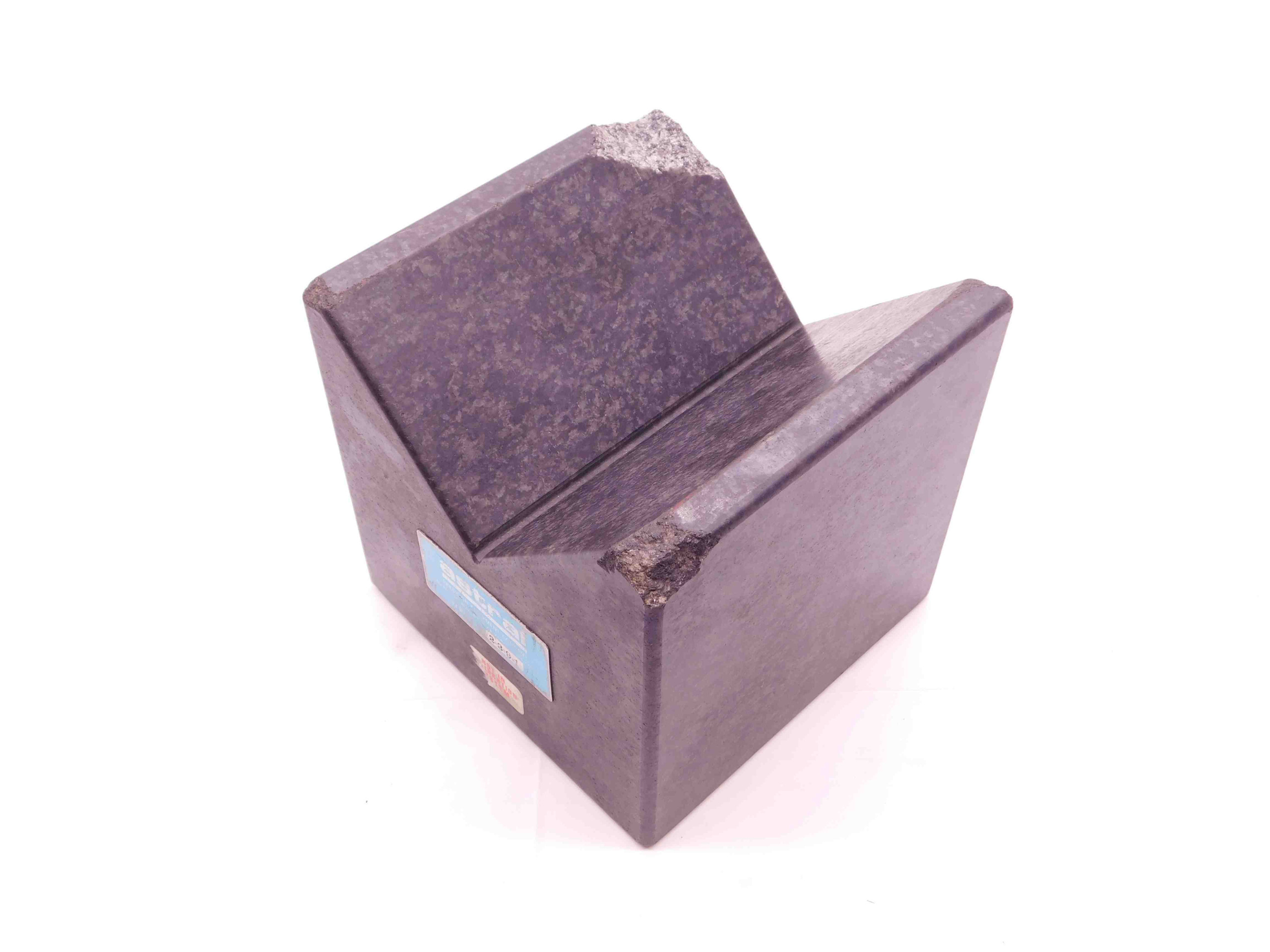 ASTRAL PRECISION GRANITE 6" X 6" X 6" V BLOCK CUBE MACHINIST PRECISION ...