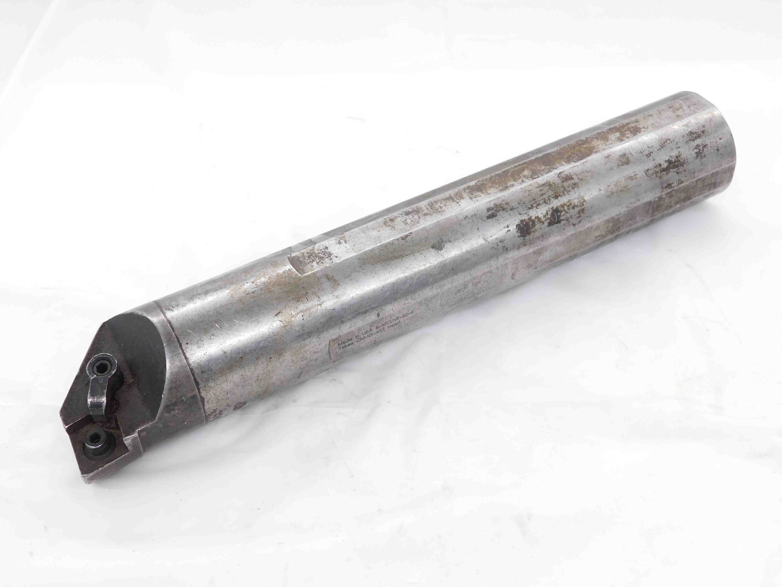 2" SHANK DIA S-MCLNR-32-6 12" OAL INDEXABLE BORING BAR CNMG-643 INSERTS ...