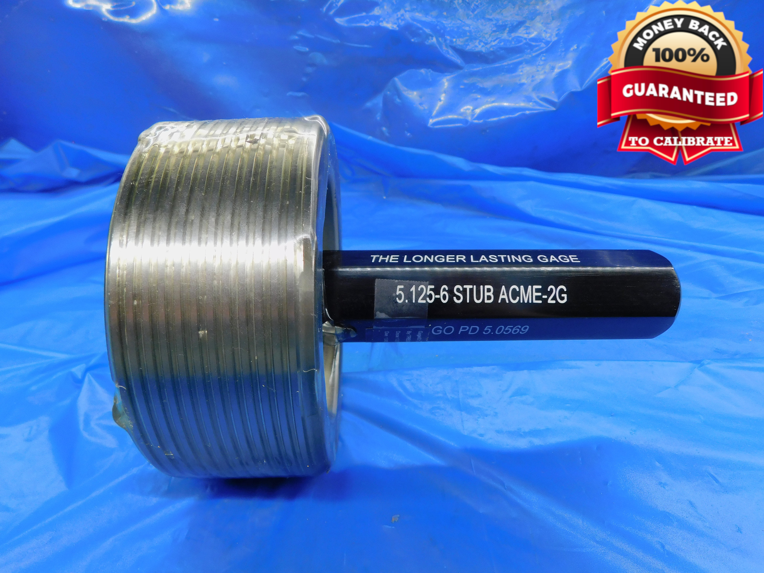 5 1/8 6 STUB ACME 2G SET Thread Plug Gage | DW10539BHTX | M & J Tooling LLC